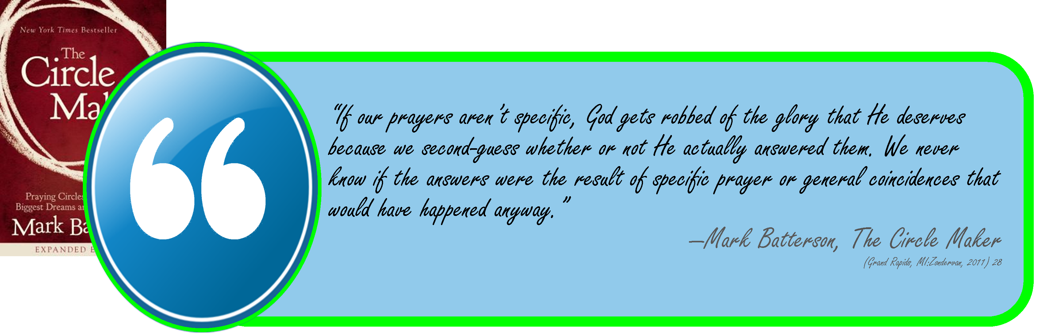 Pray Specifically - Wellspring Christian Ministries