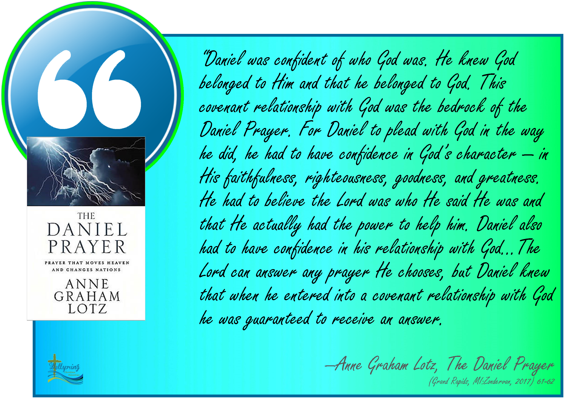 Confidence in God - Wellspring Christian Ministries