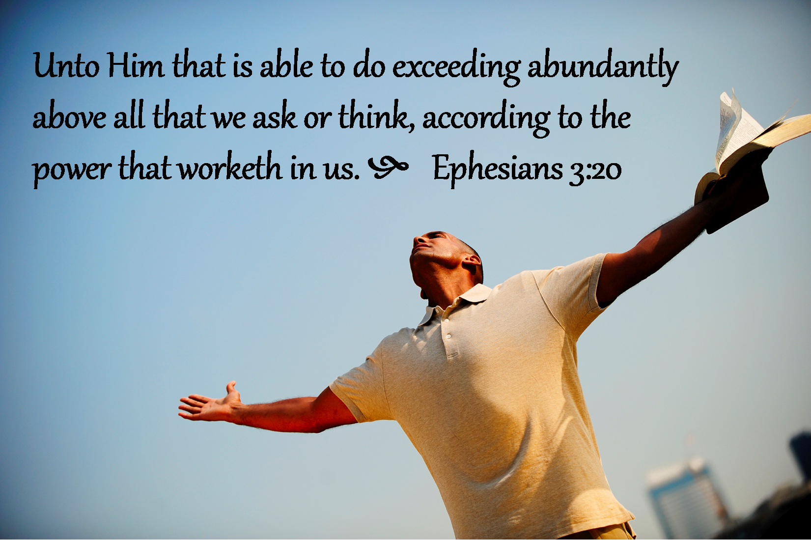 Ephesians 3:20 - Wellspring Christian Ministries