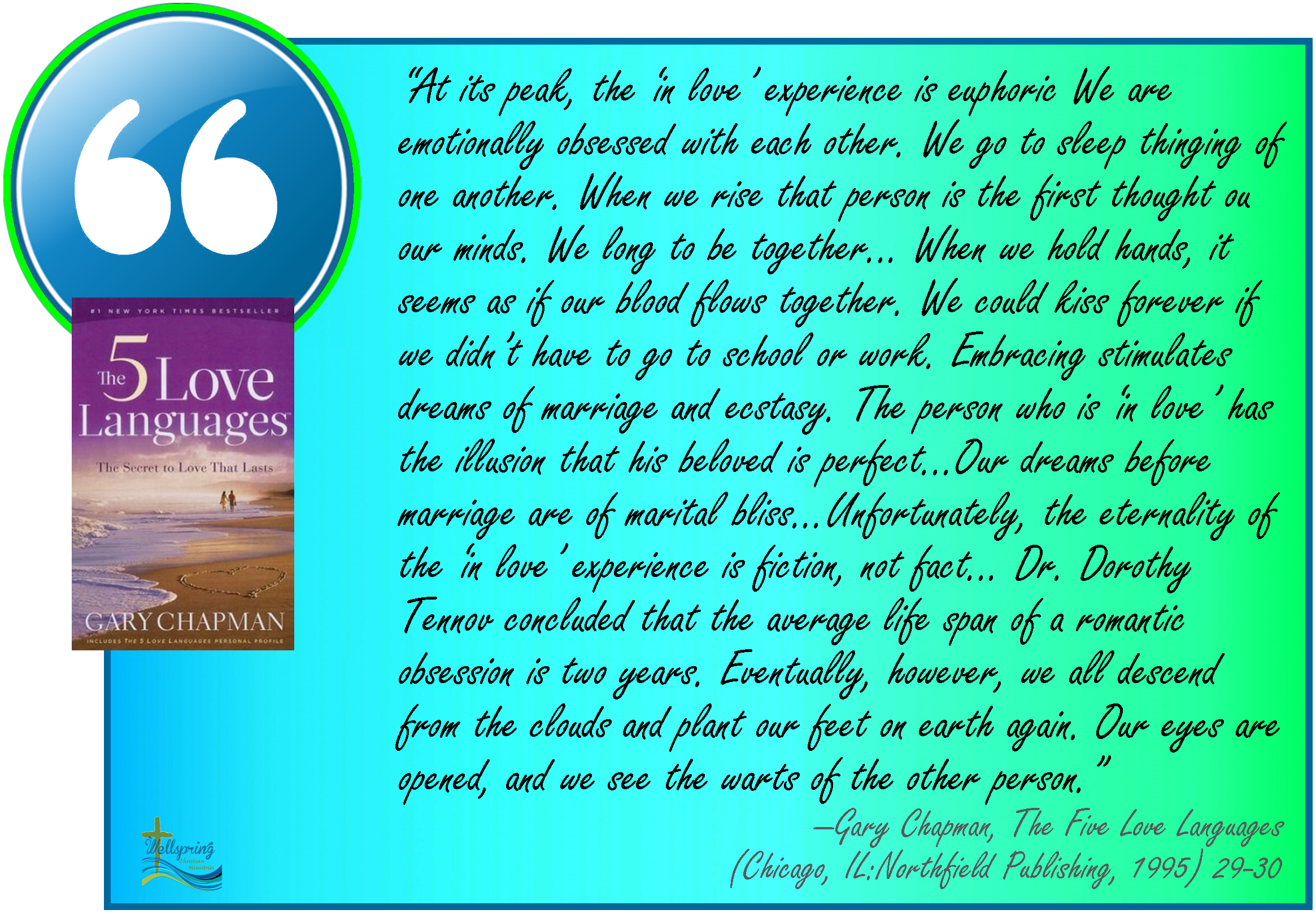 The Life Span of a Romantic Obsession - Wellspring Christian Ministries