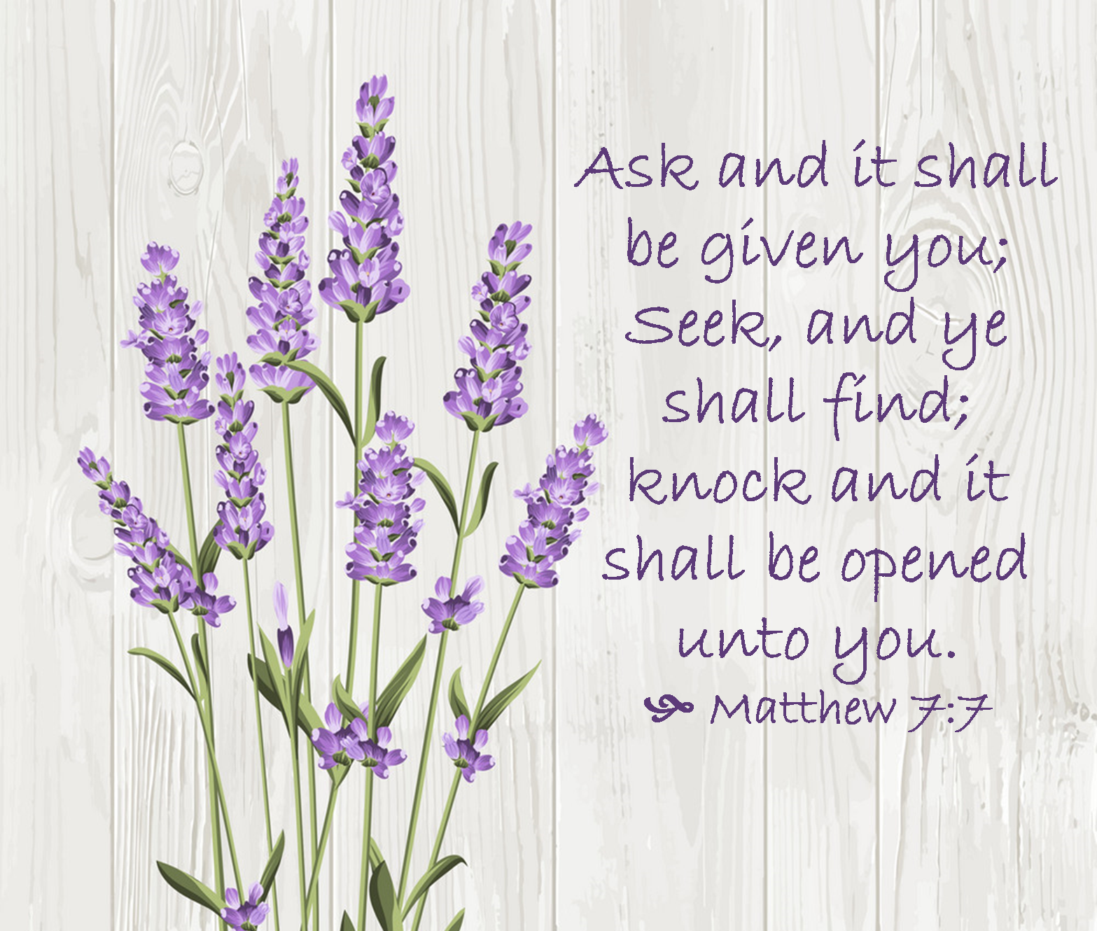 Matthew 7:7 - Wellspring Christian Ministries